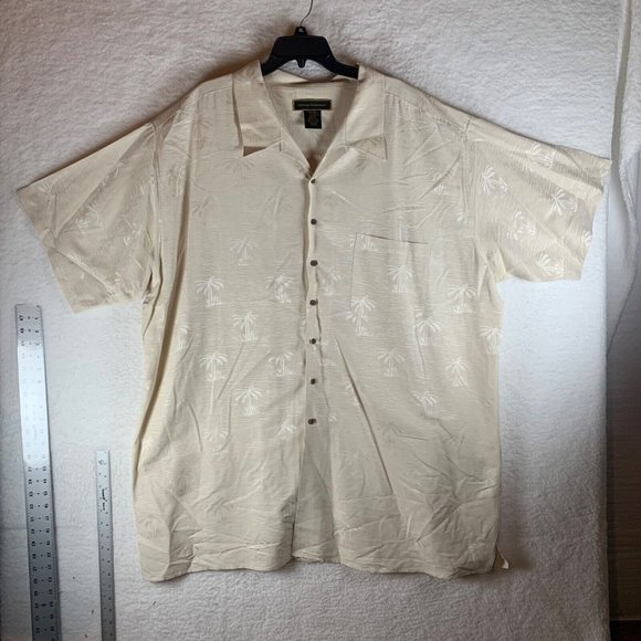 George Foreman | Shirts | George Foreman Mens Button Up Silk Short ...